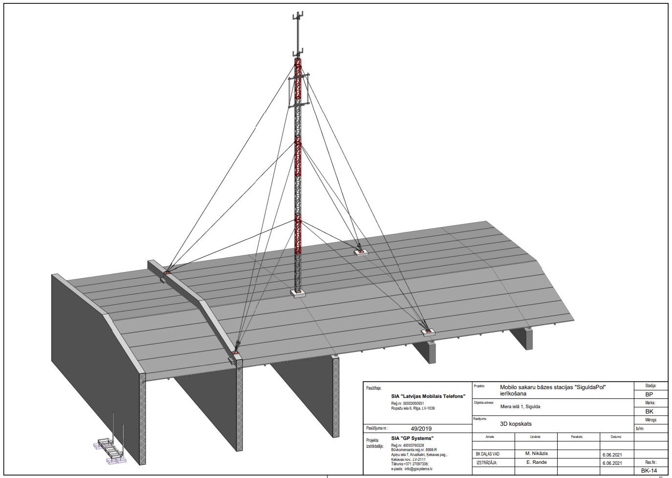 Installation of communication base stations – GP Systems